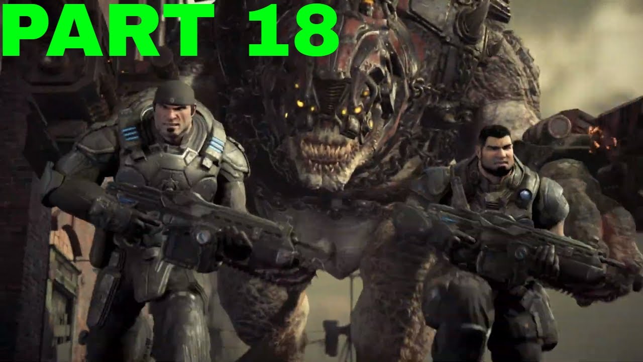 Gears Of War Part 18 The Brumak: Boss Fight - Gameplay - YouTube