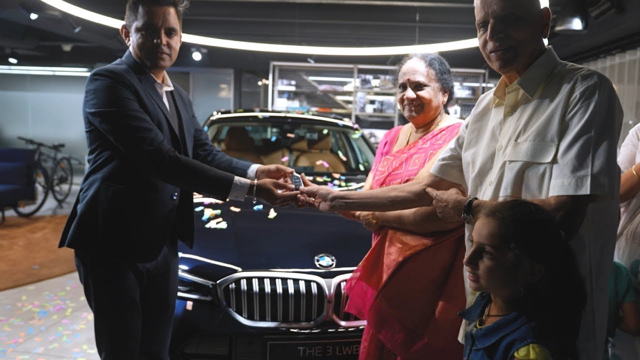Congratulations to Mrs. Savithri and family on driving home the BMW 3 ...