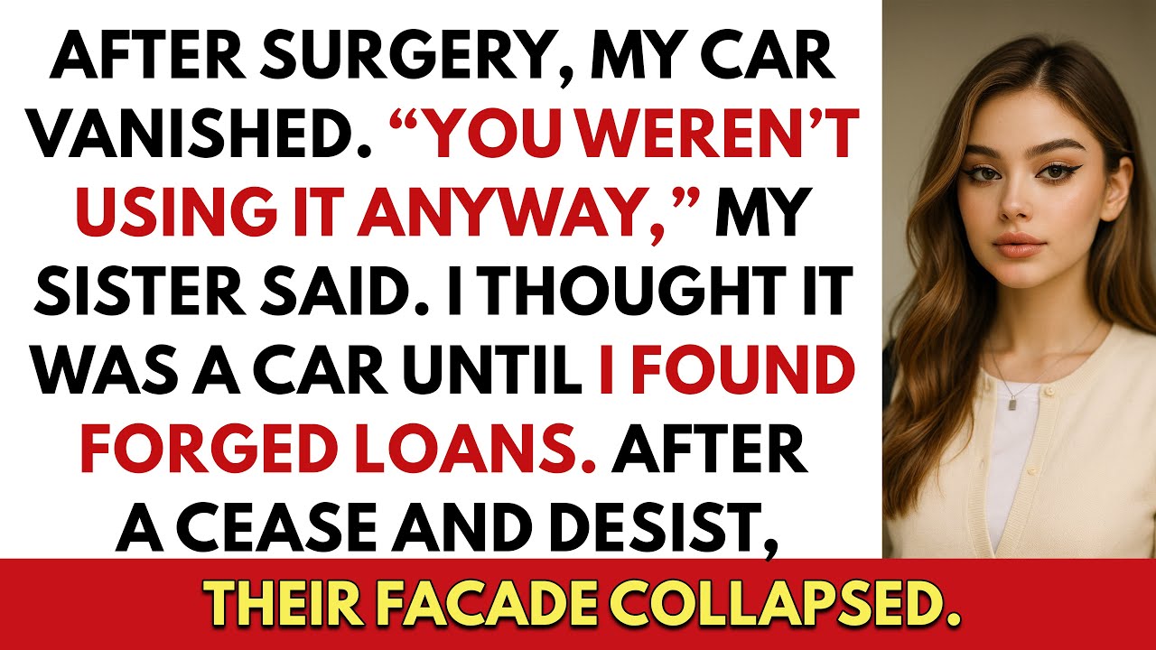 My Sister Used My Name To Take My Car And Open Debts While I Was In ...
