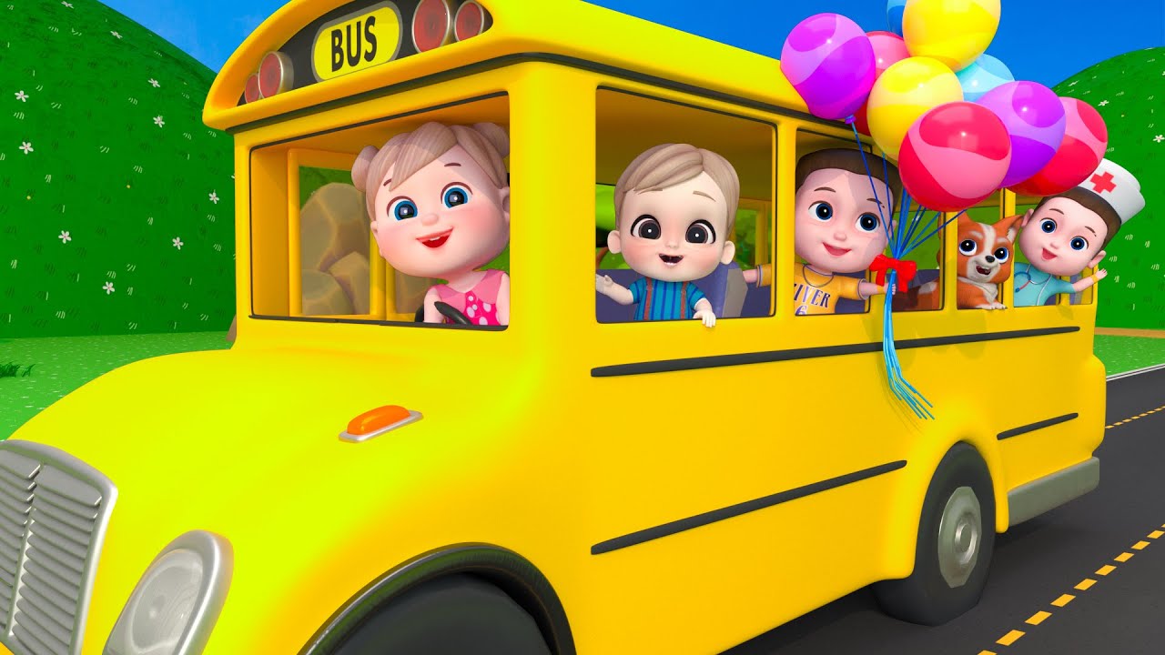 Wheels on the Bus | NoaCoco Nursery Rhymes & Kids Songs - YouTube