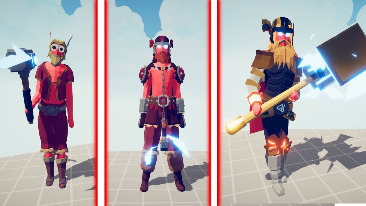 EVOLUTION OF NEW THOR | Totally Accurate Battle Simulator TABS - YouTube