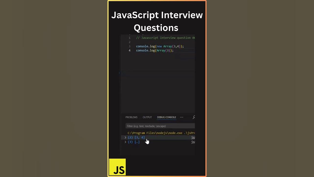 Tricky Javascript Interview Questions 0082 Javascript Coding Youtube