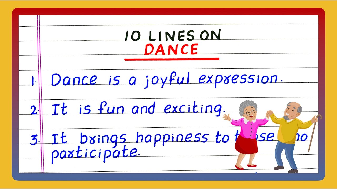 Few Lines on Dance | 10 Lines on Dance | Essay on Dance | Write about ...