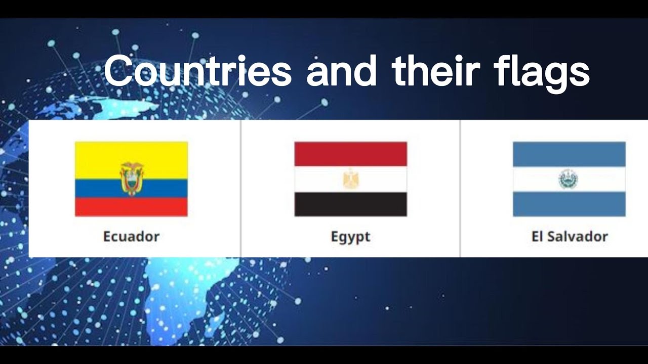 World countries and their national flags: Current affairs - YouTube