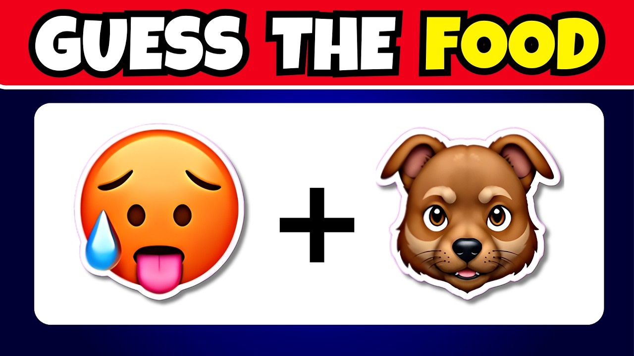 🔥 Guess The Food Emoji Quiz 2025 🍔 | Fun Food Emoji Challenge | Test ...