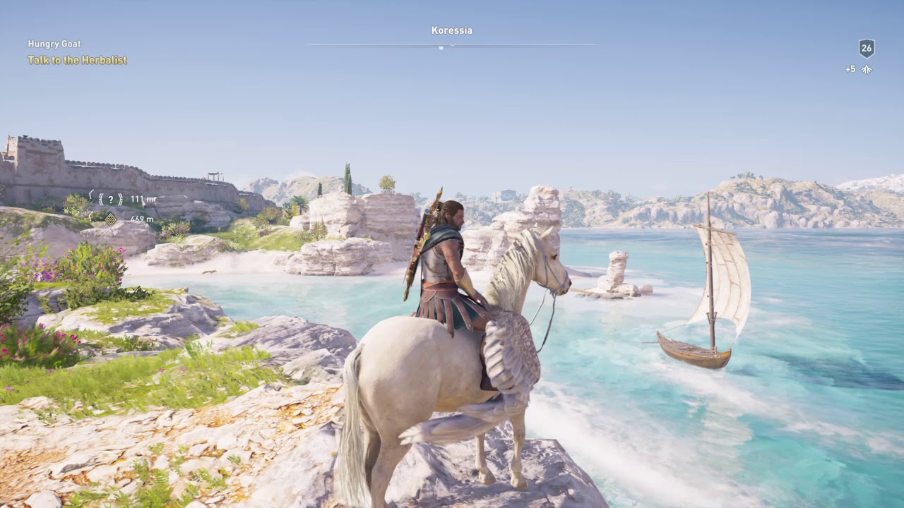 Assassin's Creed® Odyssey — Secluded cove northeast of Koressia on Keos ...