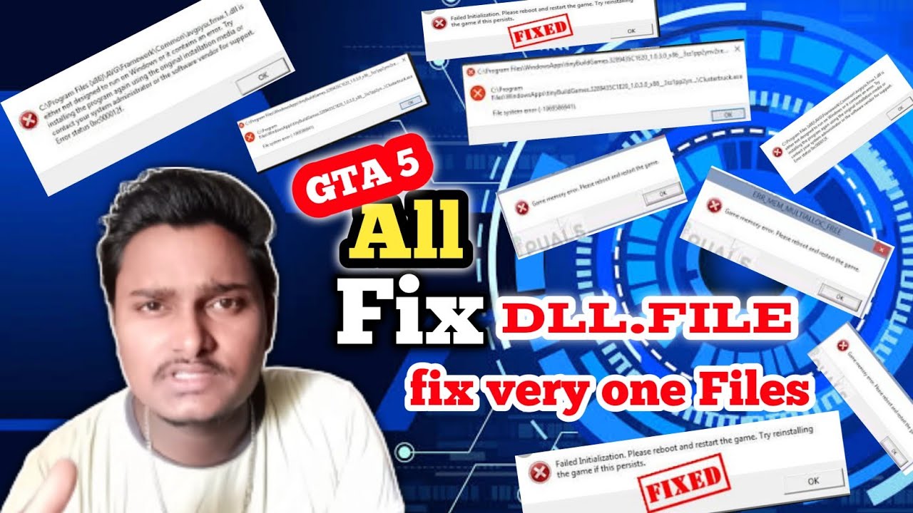 ALL GTA 5 CRASH SOLUTION | out of game memory | gameconfig | By Raj AJ ...