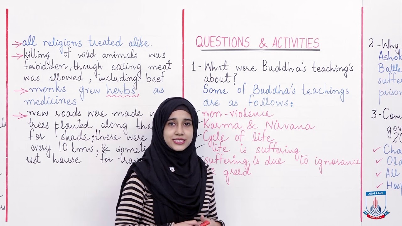 Class 6 - Social Studies - Chapter 18 - Lecture 3 Questions - Allied ...