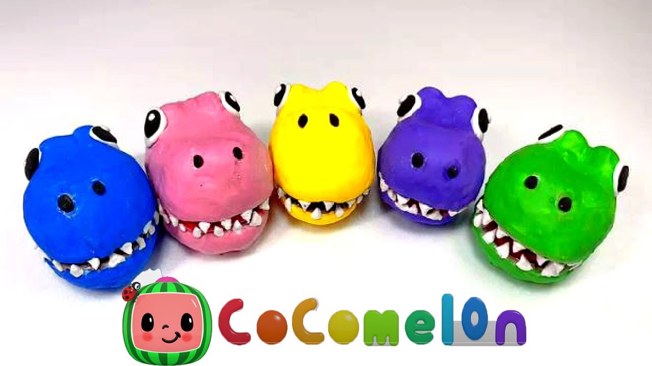 cocomelon dinosaur plaster clay cracking 코코멜론공룡 석고 점토부수기ASMR - YouTube
