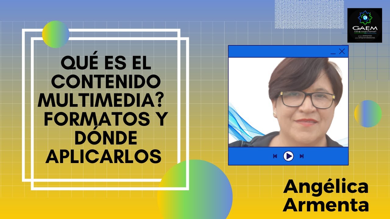 Qué es el contenido Multimedia? / formatos y dónde aplicarlos - YouTube