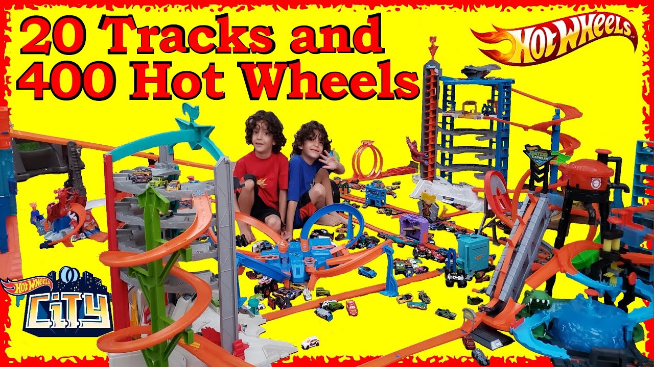 Hot Wheels Tracks and Hot Wheels Cars collection - YouTube