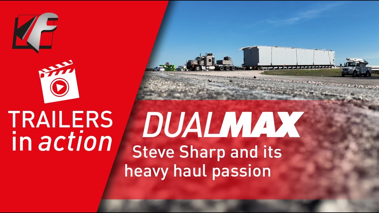 Faymonville DualMAX: Steve Sharp and its heavy haul passion - YouTube