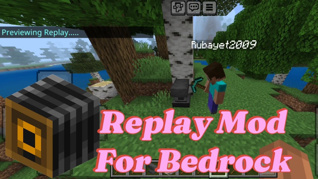 Replay Mod For Minecraft Bedrock Edition - YouTube
