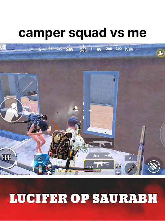 Camper squad vs me #bgmi #trending #shorts @FaithPlayzZzYT @Luciferopsaurabh - YouTube