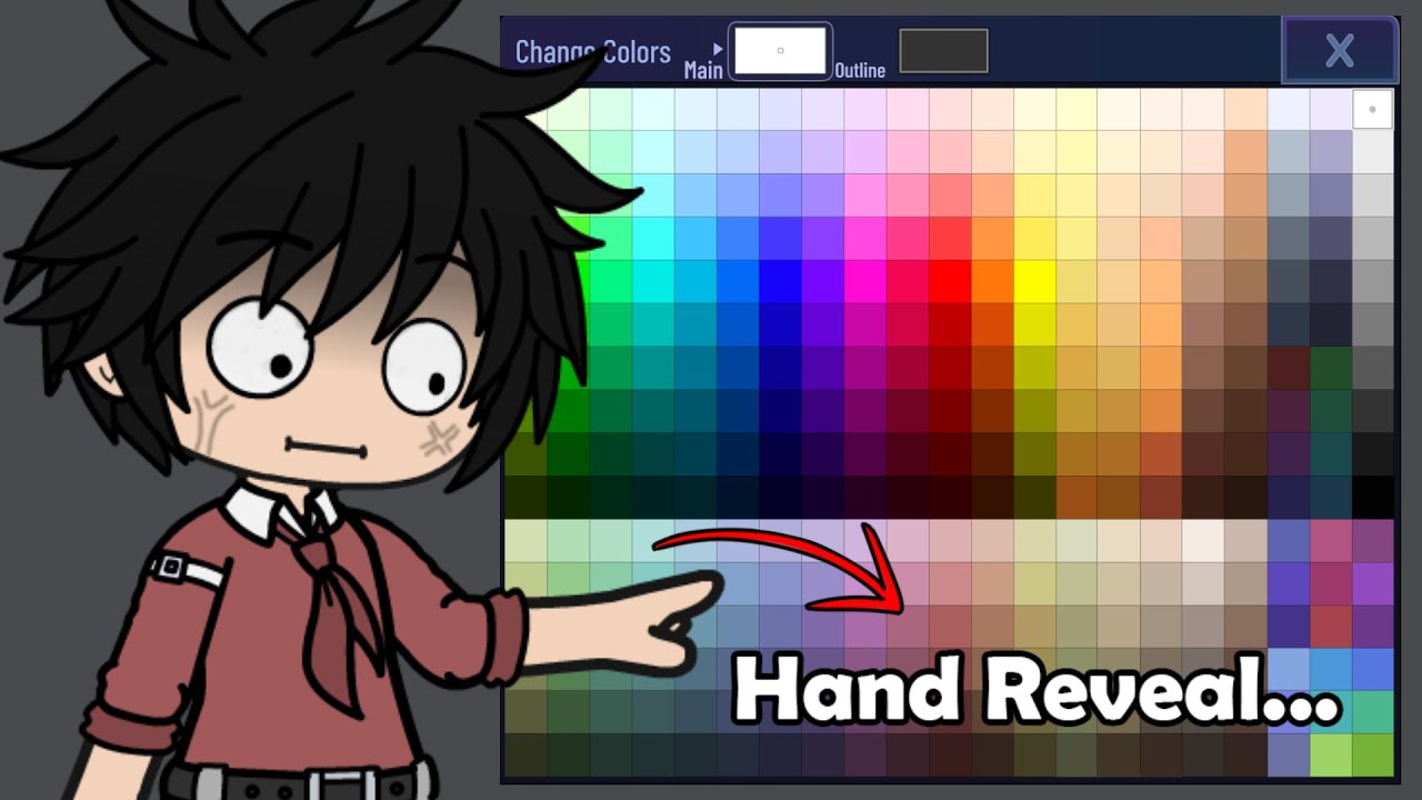So I Tried to Find My Skin Color in Gacha Club And... (Hand Reveal) 😨🤫 ...