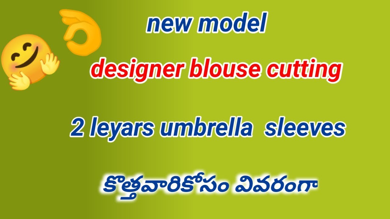 new model designer blouse cutting //simple method for beginner's - YouTube