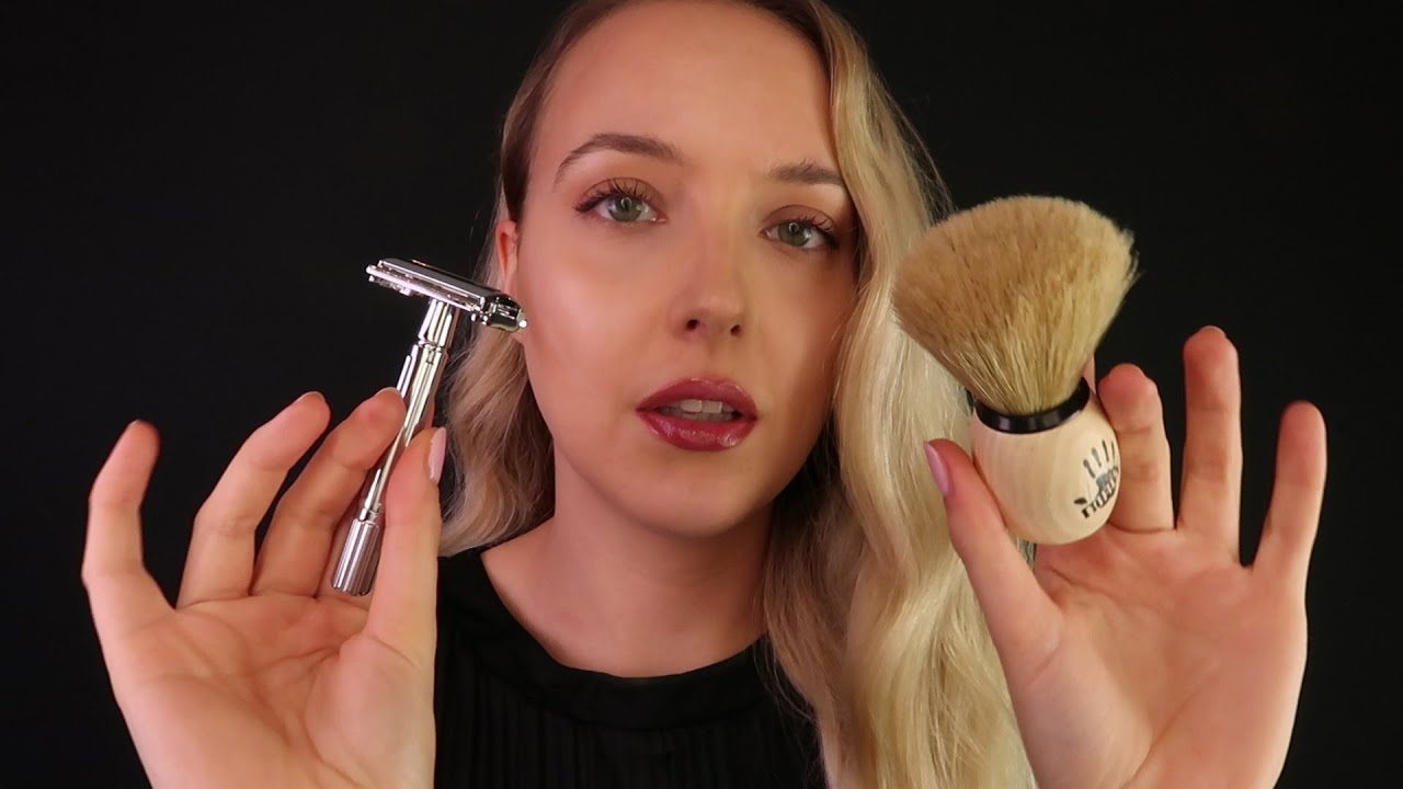 ASMR: Men's Relaxing Shave (Binaural) - YouTube