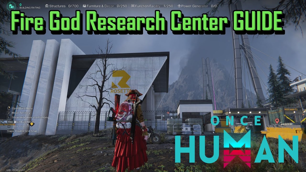 ONCE HUMAN l Fire God Research Center GUIDE - YouTube
