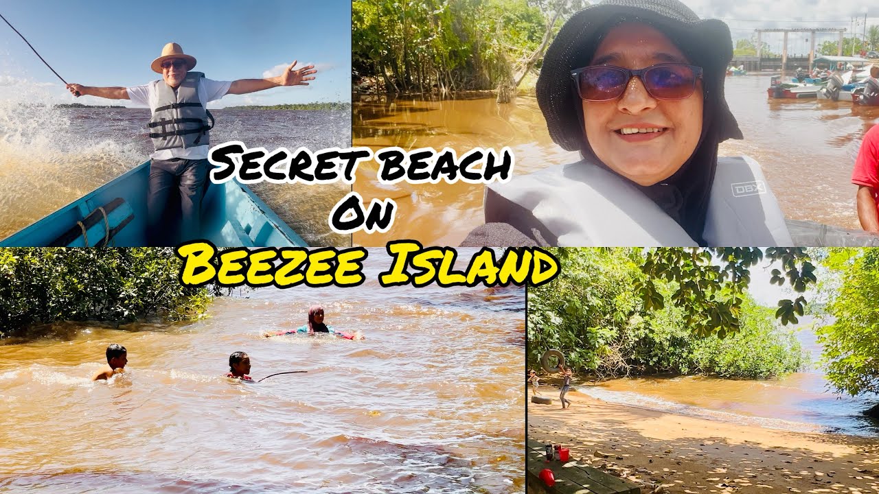 beautiful beach in a hideout on Beezee Island - YouTube