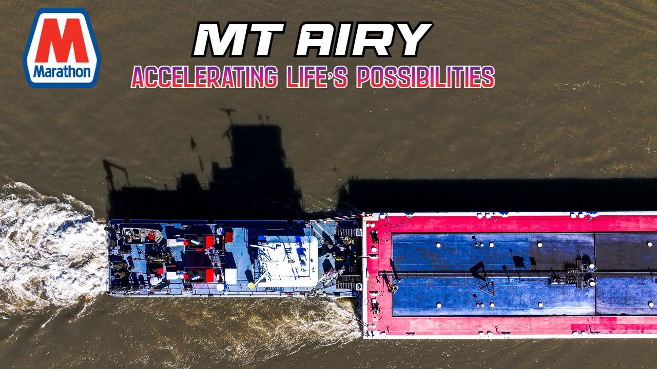 MT Airy 4k Drone footage on the Ohio River - YouTube