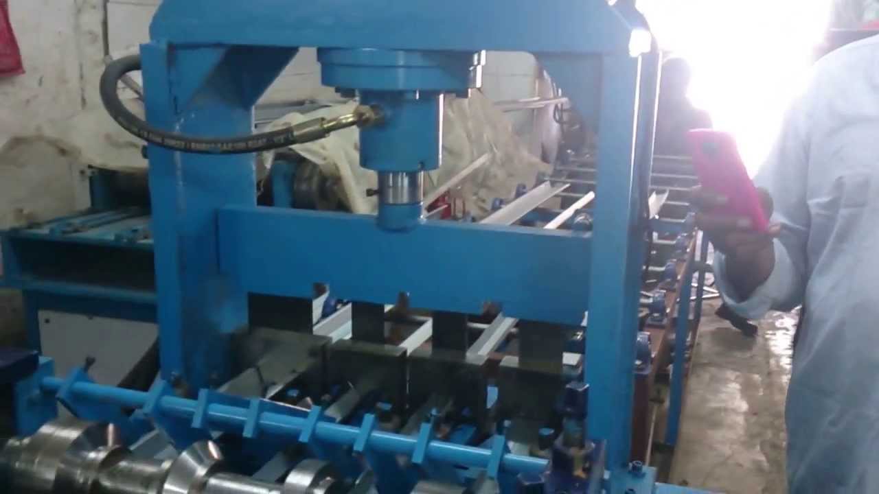 Gypsum Channel Roll Forming Machine - YouTube