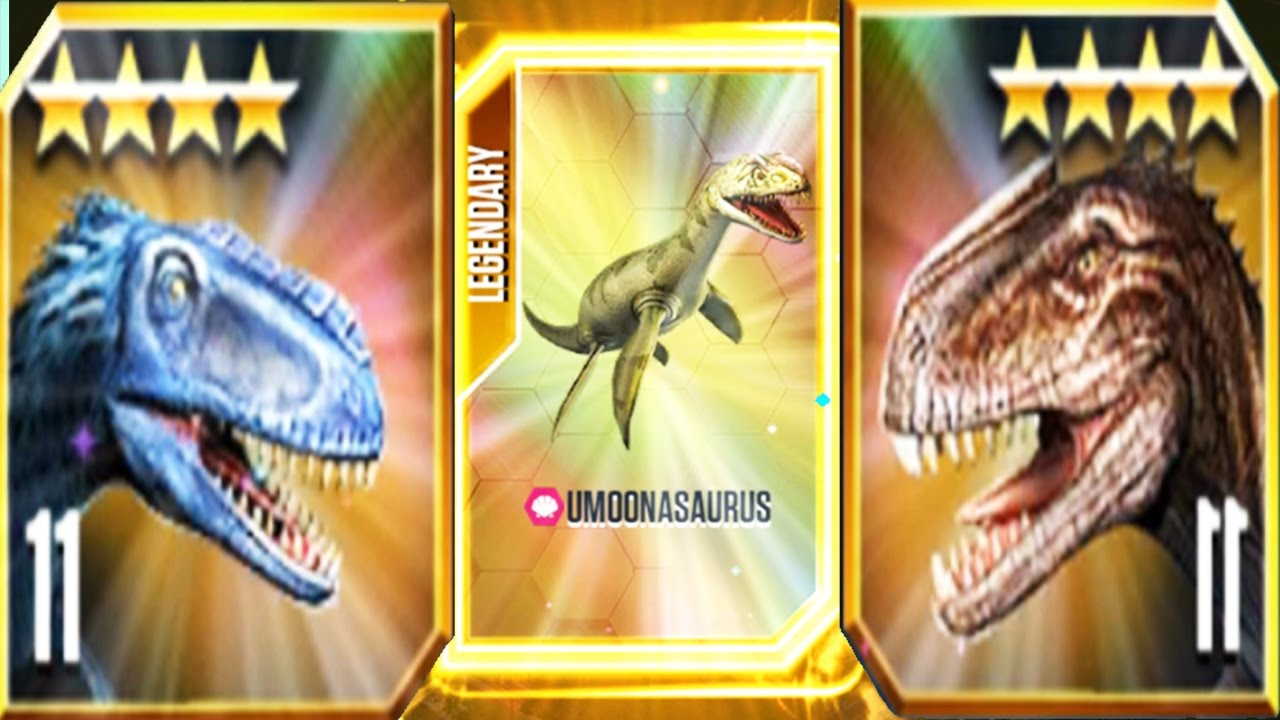 Aquatic Legendary Limited Dinosaurs | Jurassic World - The Game - Youtube