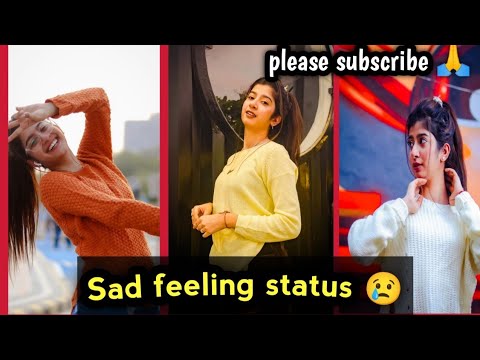 Sad girls feeling status 😢 ||||😢4k full screen video ️|| whatshap ...