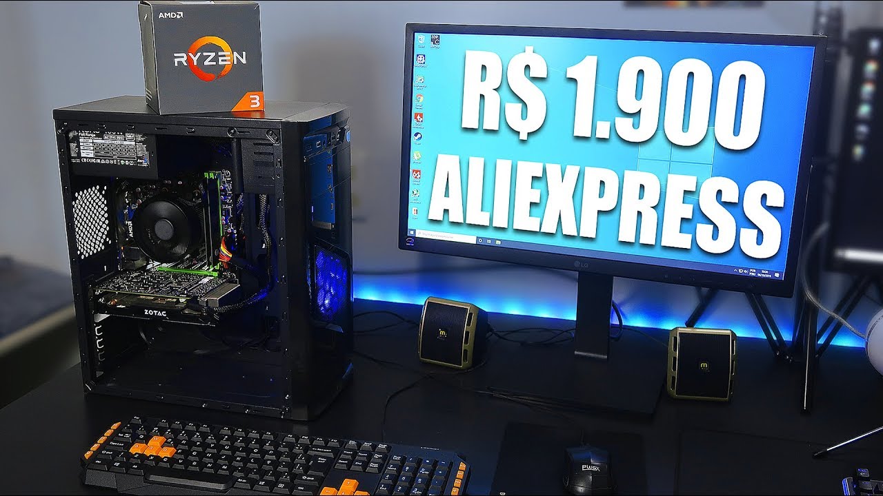 PC GAMER BARATO DO ALIEXPRESS POR R$ 1900, É BOM MESMO? TESTES! - YouTube
