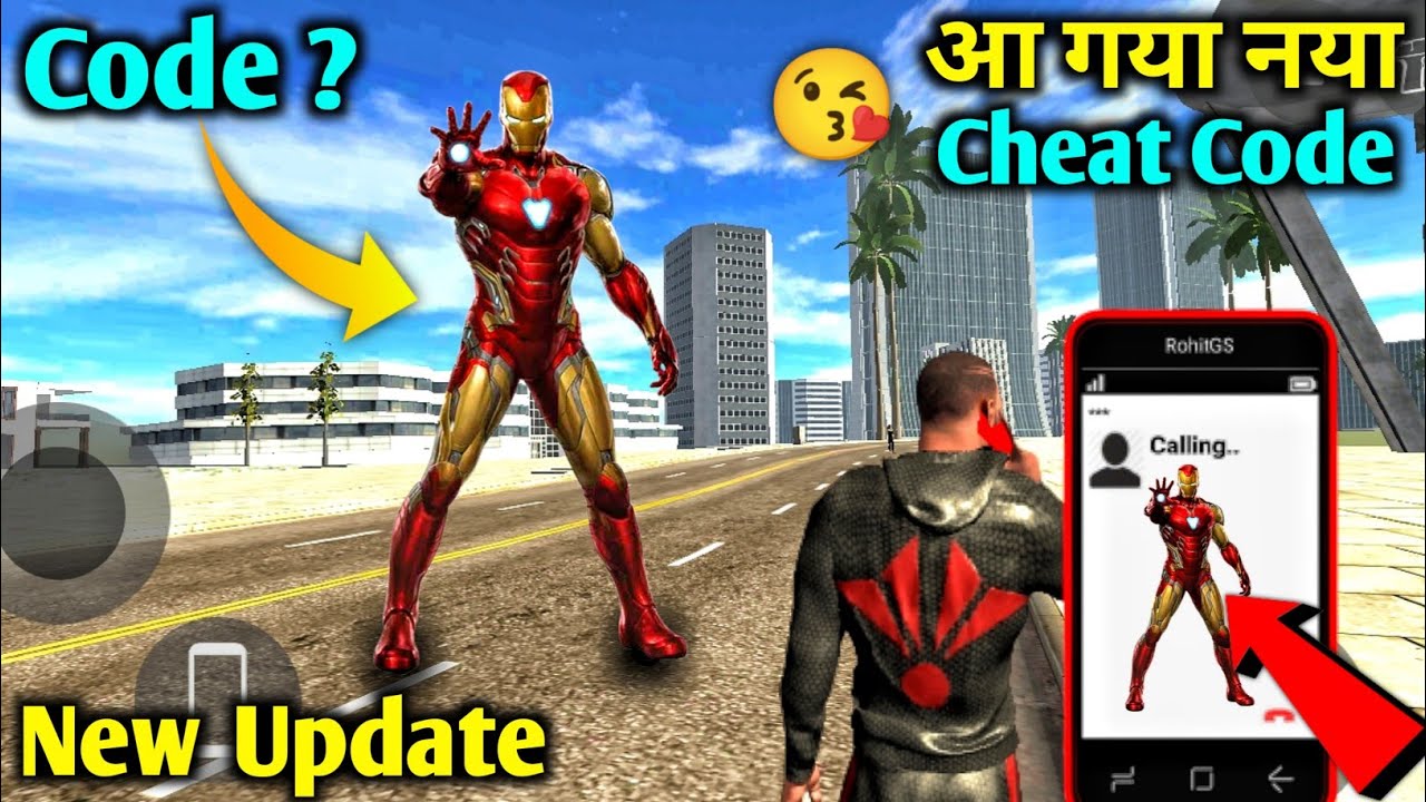 Iron man code आ गया🤩Indian Bikes Driving 3D New Update - YouTube