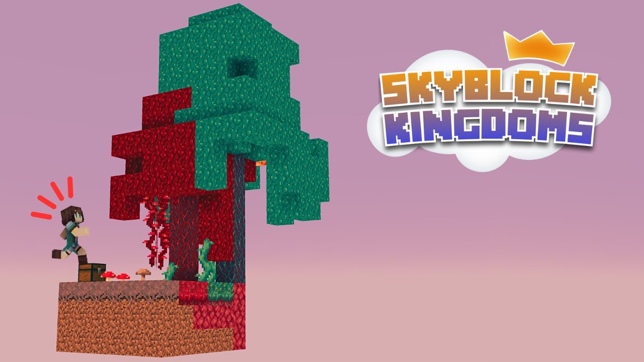 RISE of the MUSHROOM KINGDOM | Skyblock Kingdoms Minecraft SMP Episode ...