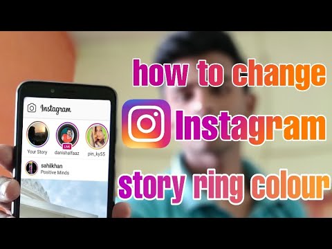 How to change story ring on Instagram || how to get rainbow story ring ...
