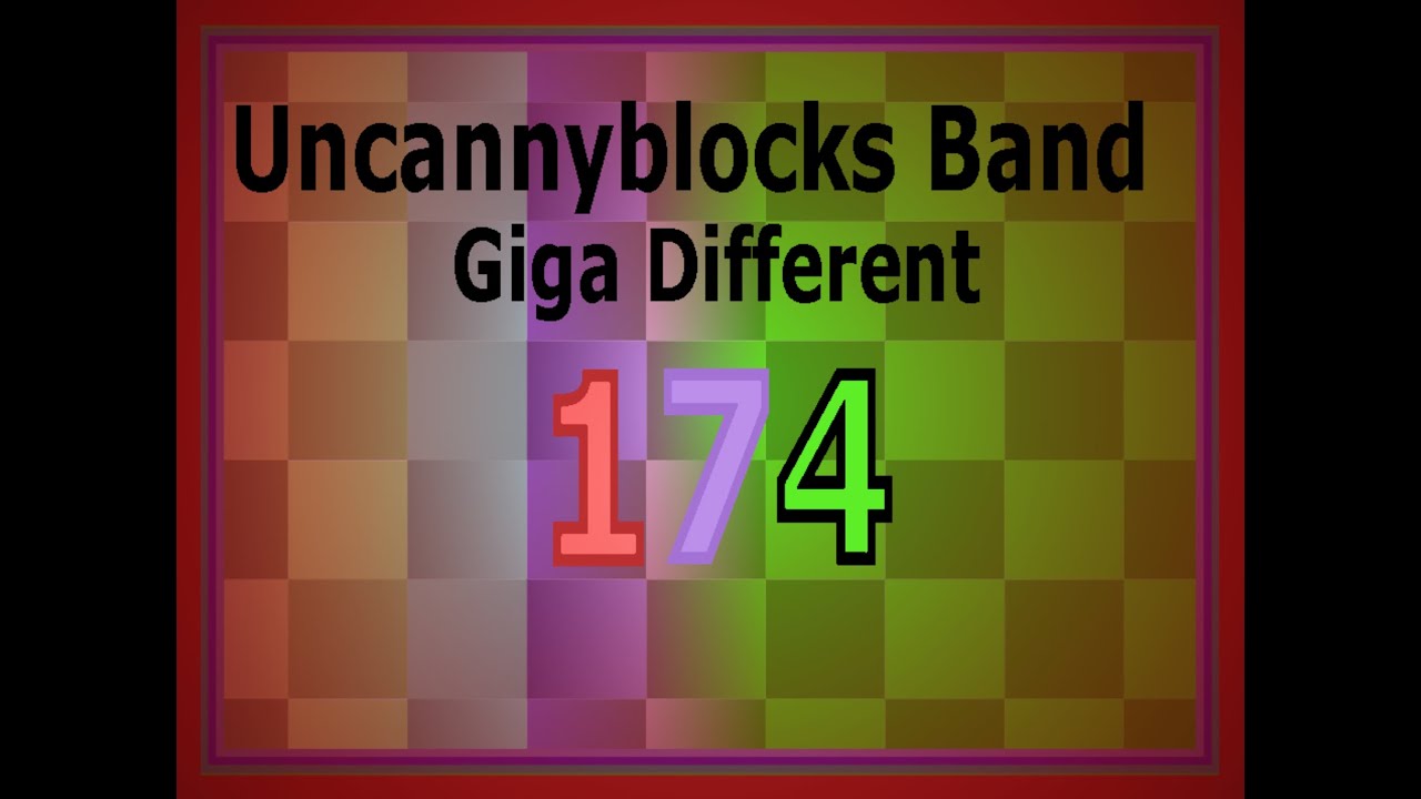 Uncannyblocks Band Giga Different 1731 - 1740 (Not made by Kids) - YouTube