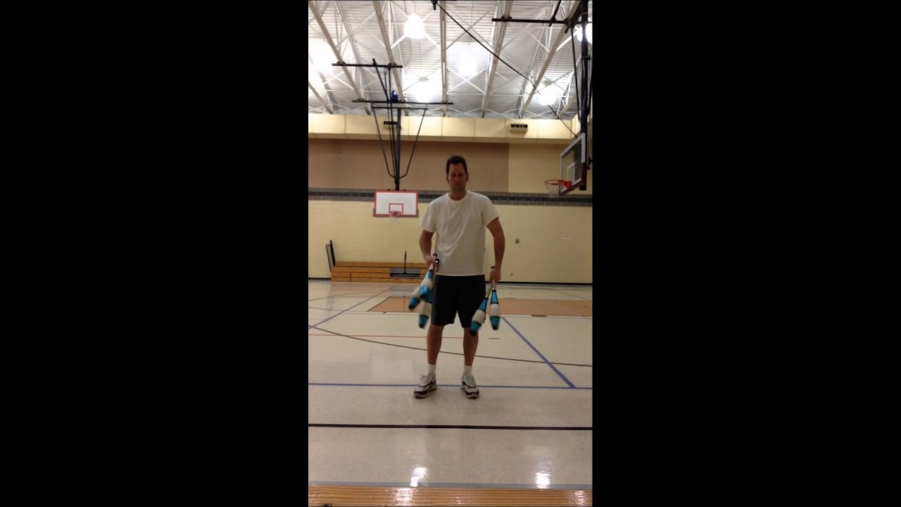 5 Club Juggling Practice - YouTube
