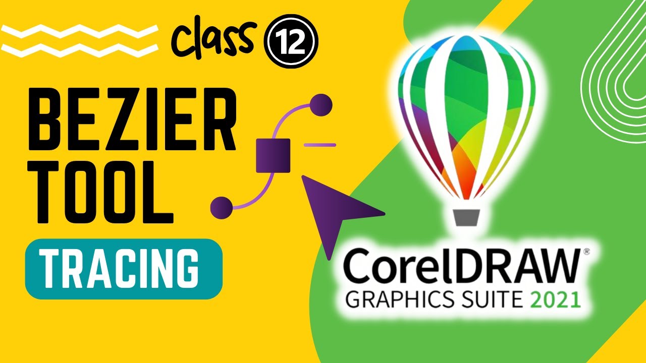 #12 Bezier Tool in Corel Draw |CorelDraw 2021 Complete Course for ...