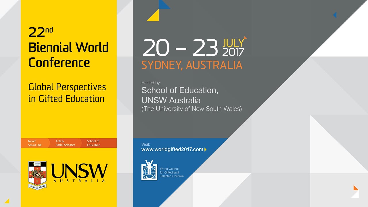 22nd Biennial World Conference: Global Perspectives in Gifted Education ...