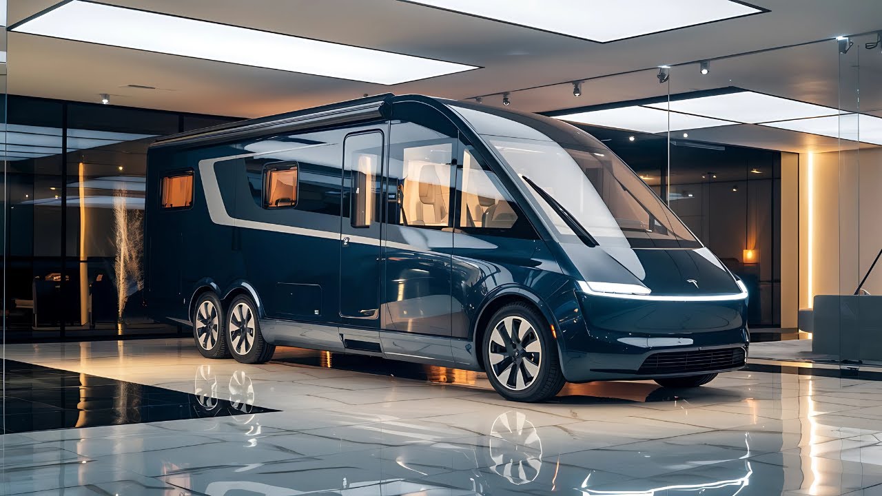 "Explore the Futuristic Elegance of the 2025 Tesla Motorhome Interior ...