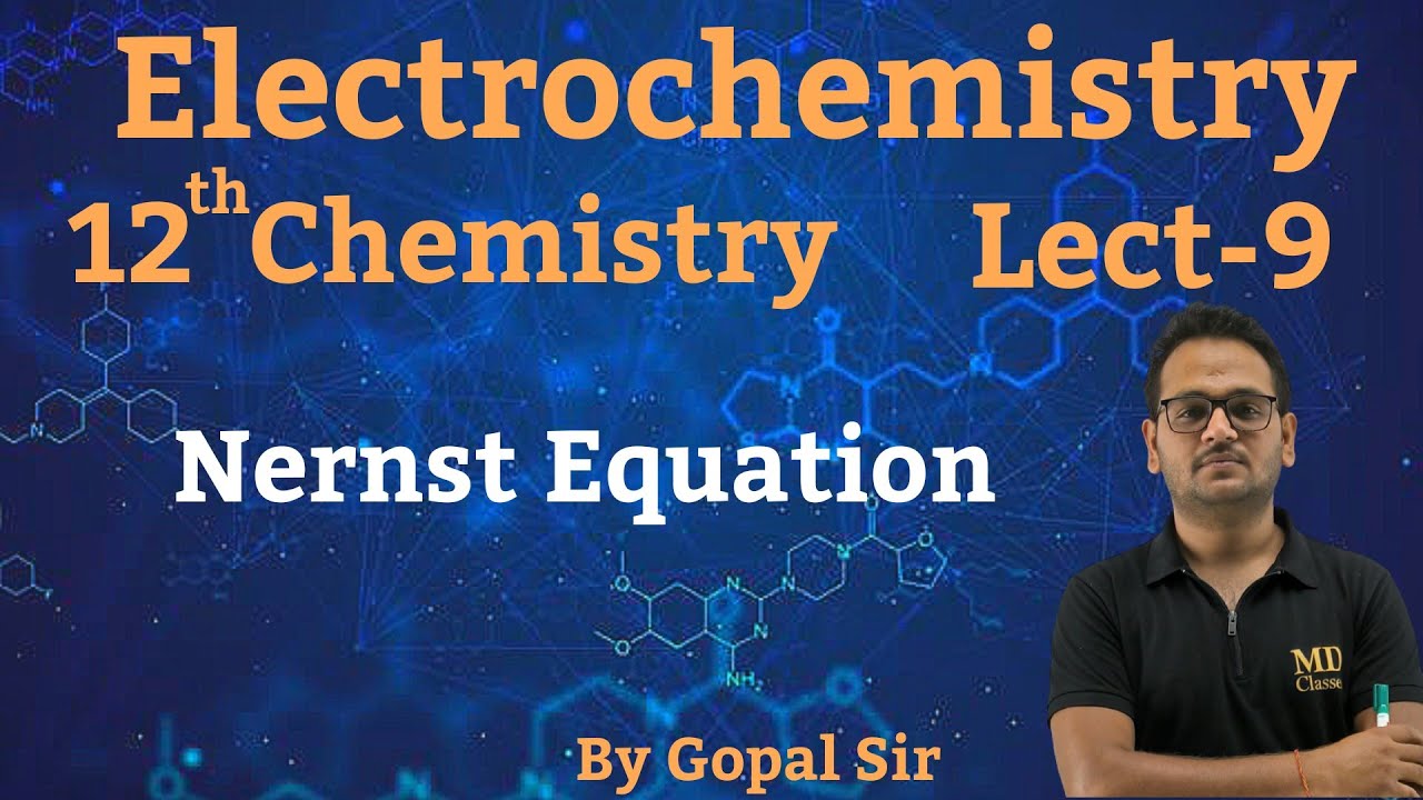 nernst equation class 12 | electrochemistry class12chemistry | jee neet ...