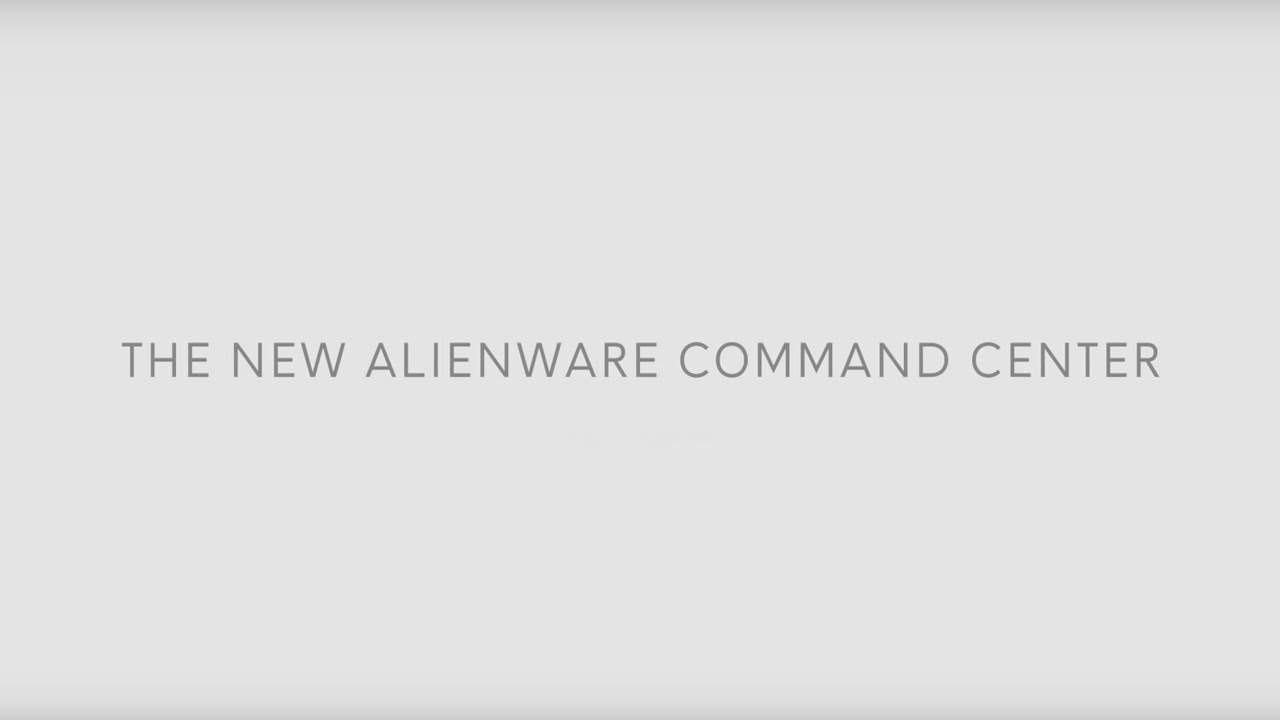 Alienware Command Center Tutorial Youtube