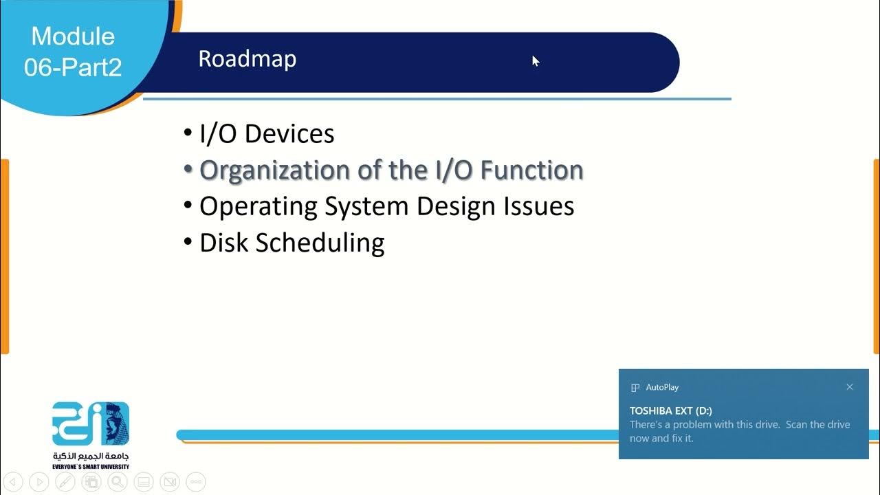 Operating Systems - Lecture 8 - IO Management and Disk Scheduling - ESU - YouTube