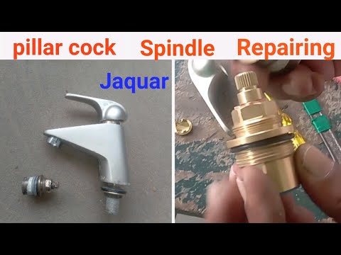Pillar cock repair | change tap spindle | water tap | Jaquar - YouTube