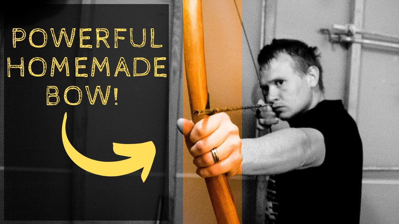 MAKING A *HOMEMADE BOW* - YouTube