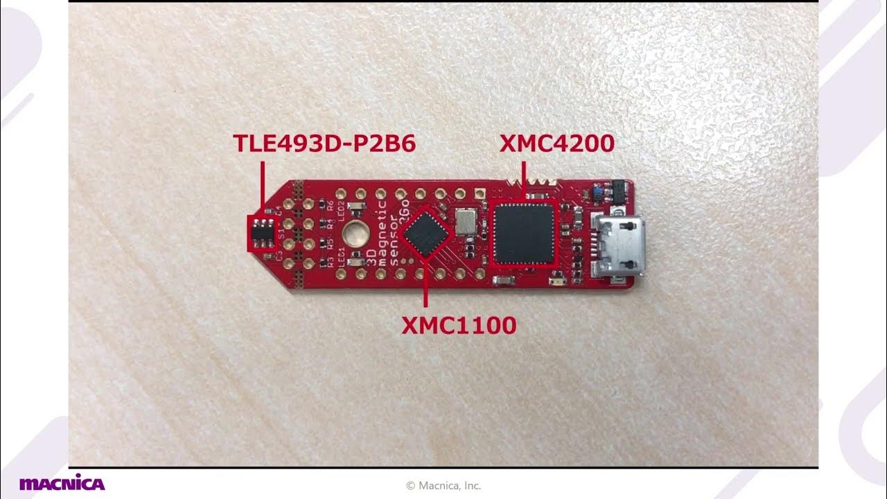 Infineon 3D磁気センサー/TLE493D：【デモ】INDICATOR - YouTube