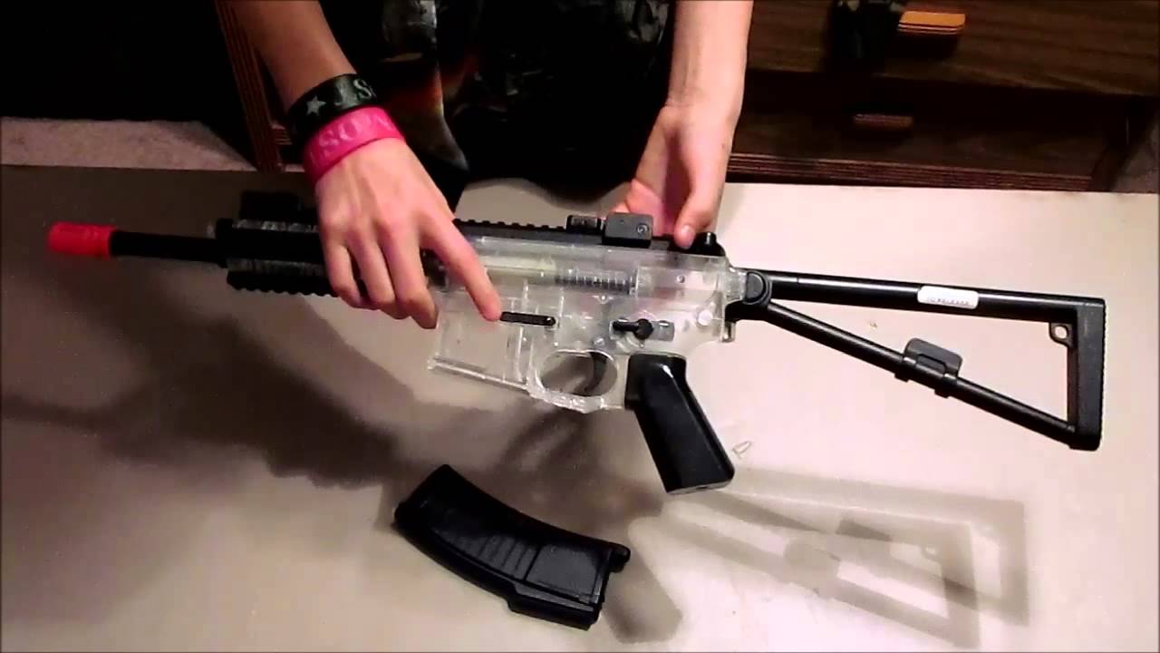 Reviewing Stinger R39 AirSoft Rifle - YouTube