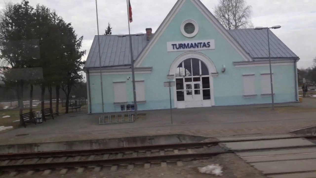 Daugavpils - Turmantas by train / Даугавпилс- Турмантас из окна поезда ...