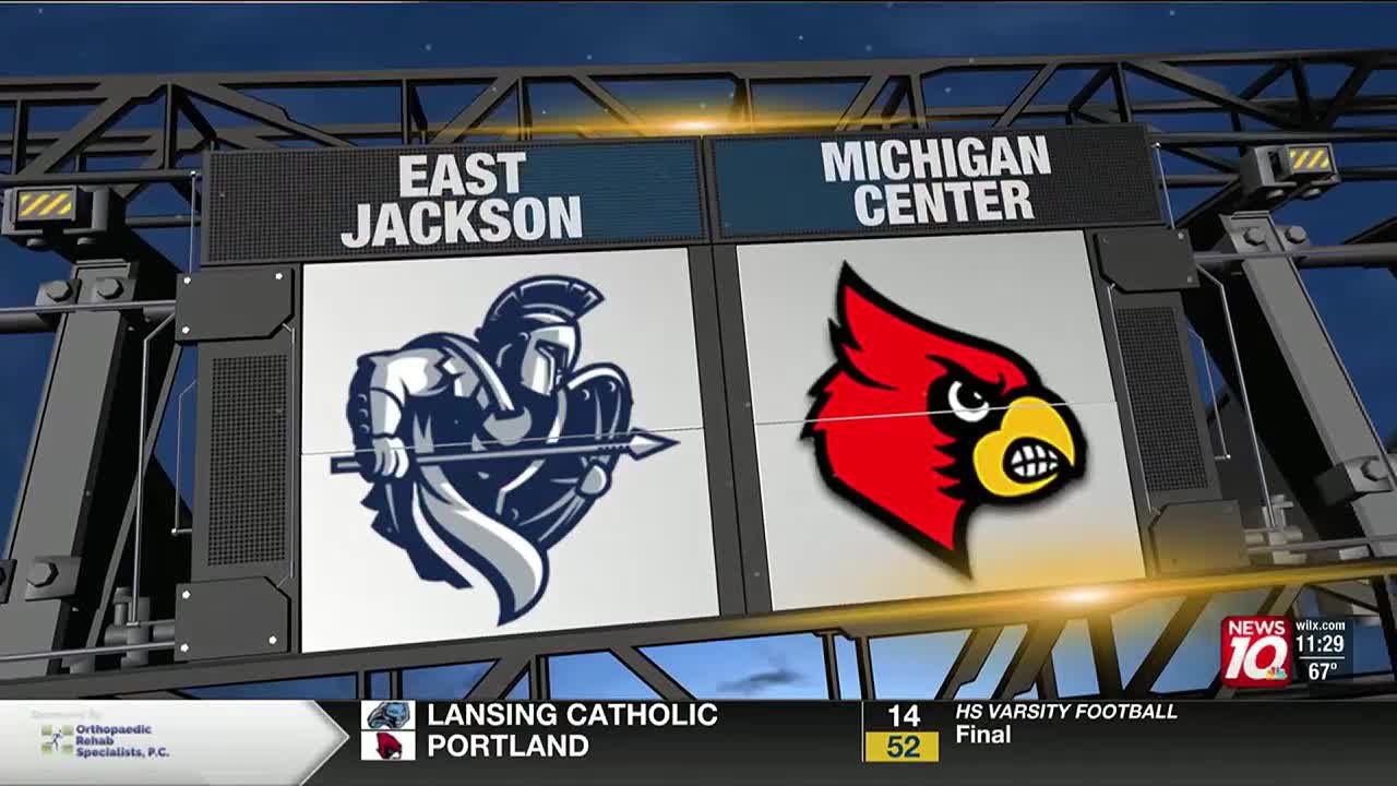 Michigan Center wins fourth straight, dominates East Jackson - YouTube