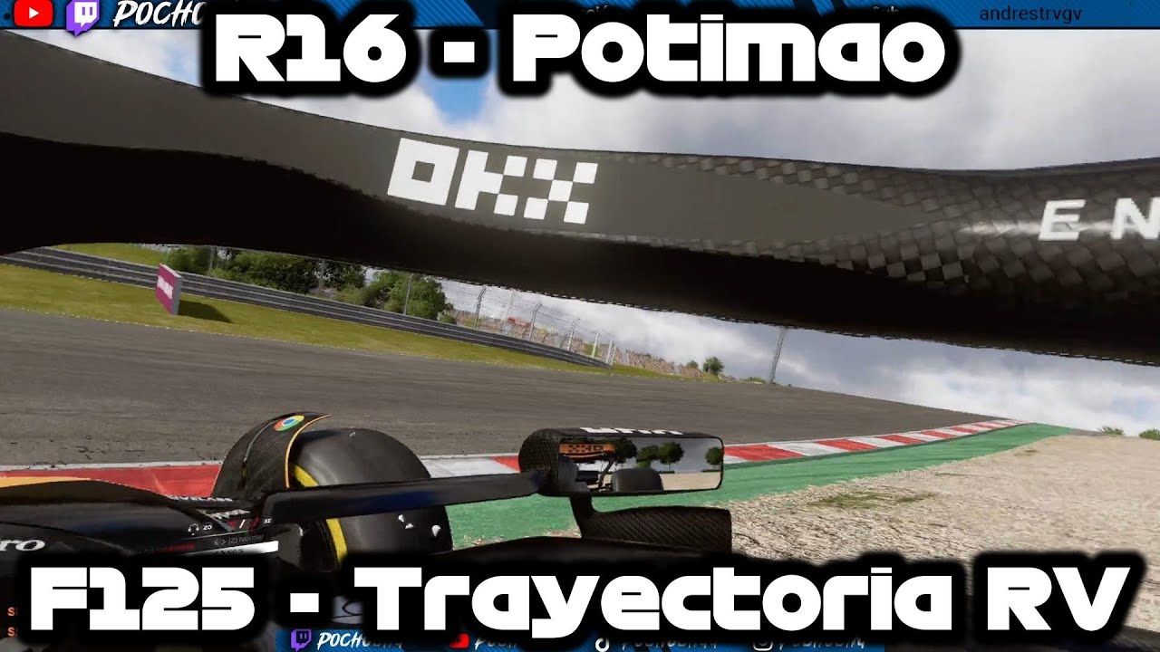 F125 RV! - R16 Portimao - Trayectoria F123 - YouTube