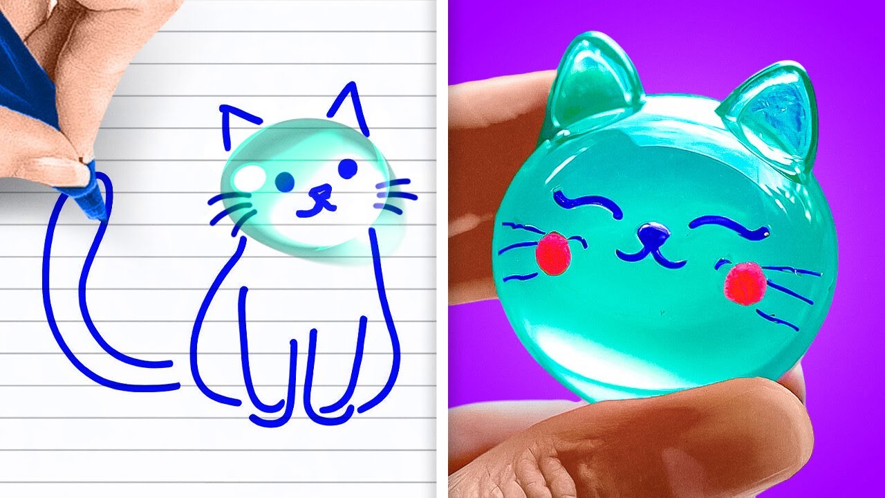 Adorable Drawings & School Crafts You’ll Want to Try! 😻 - YouTube