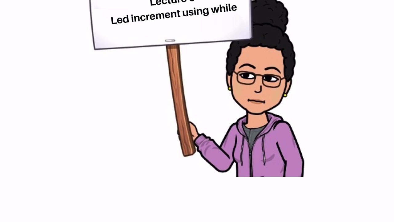 Led increment using while - YouTube