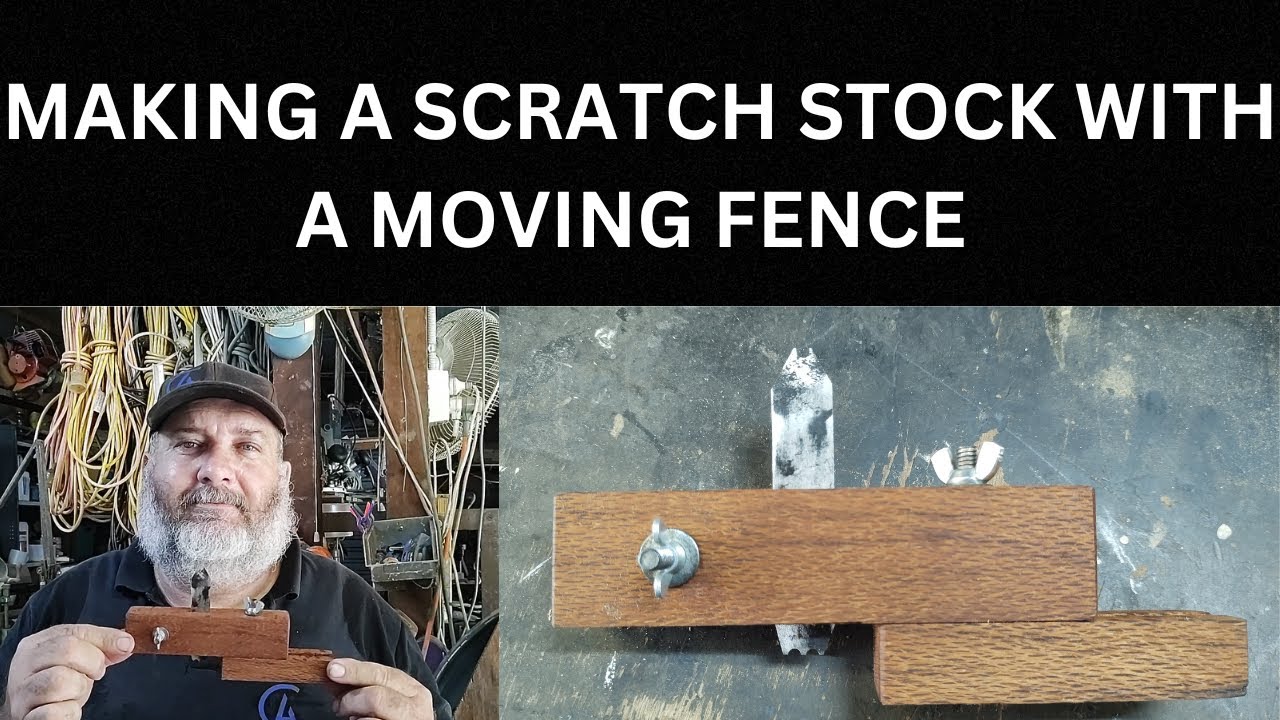 MAKING A SCRATCH STOCK WITH A MOVING FENCE - YouTube