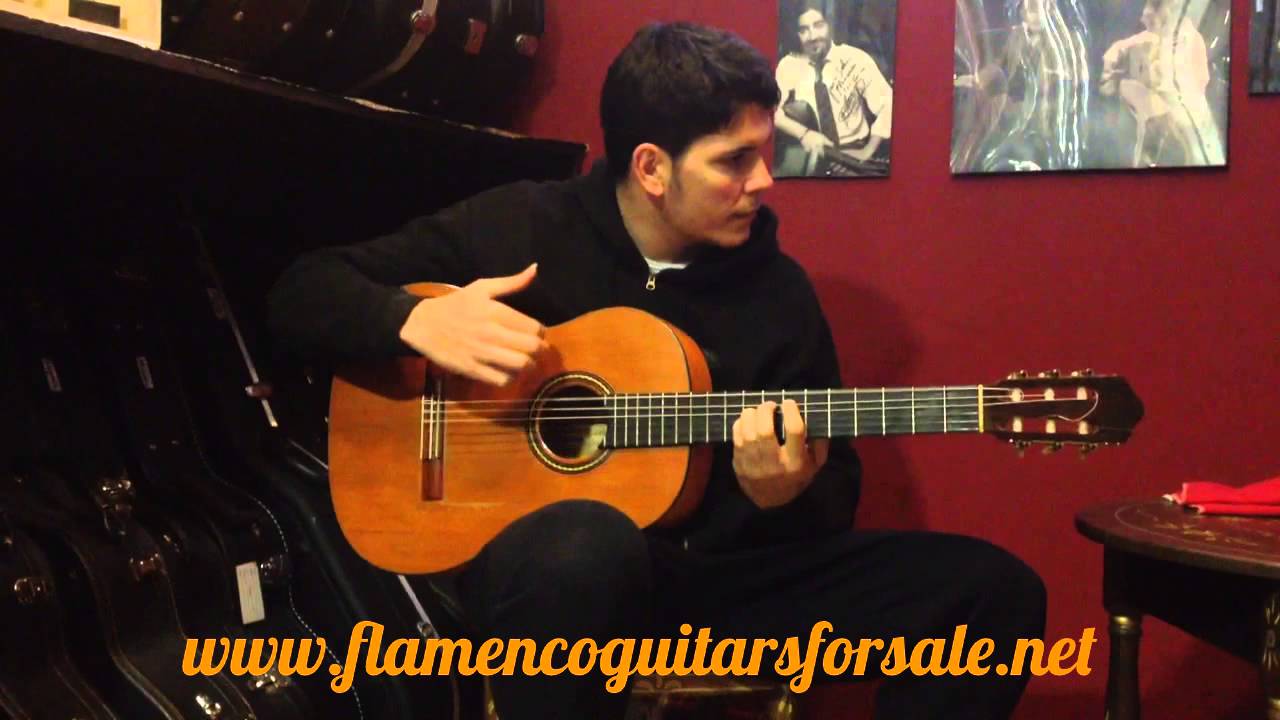 Guitarra Flamenca Conde Hermanos 1977 en venta - YouTube